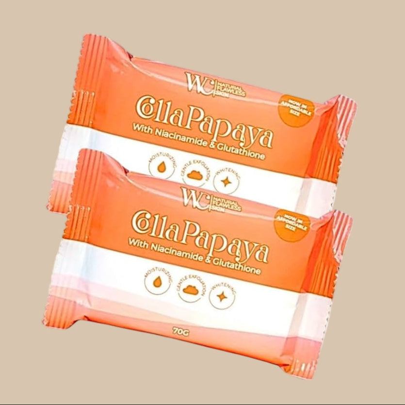 WC-Natural Flawless Skin Cola Papaya Soap (with Niacinamide & Glutathi ...